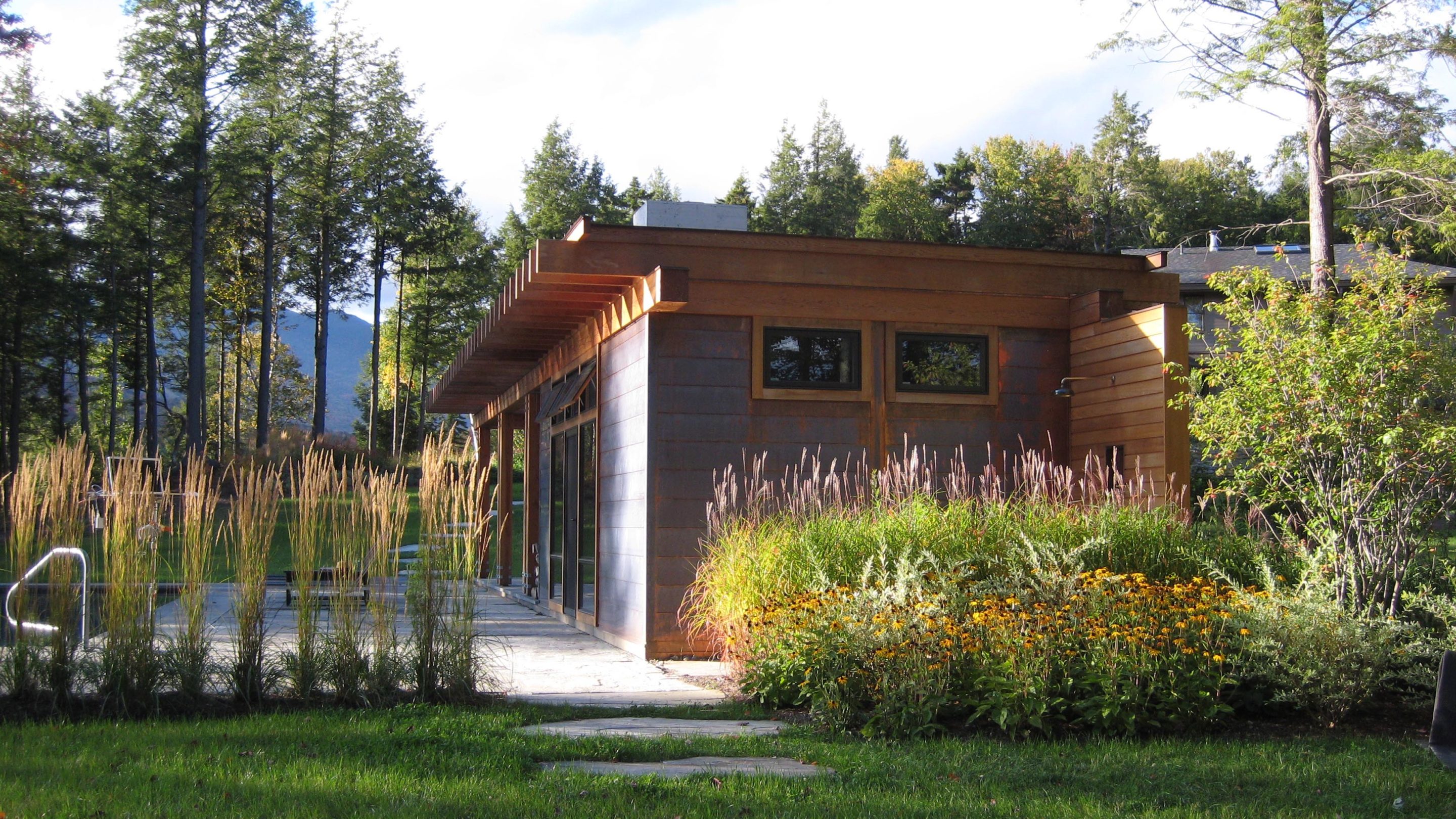 Pool & Pool House - Wagner Hodgson Landscape Architecture