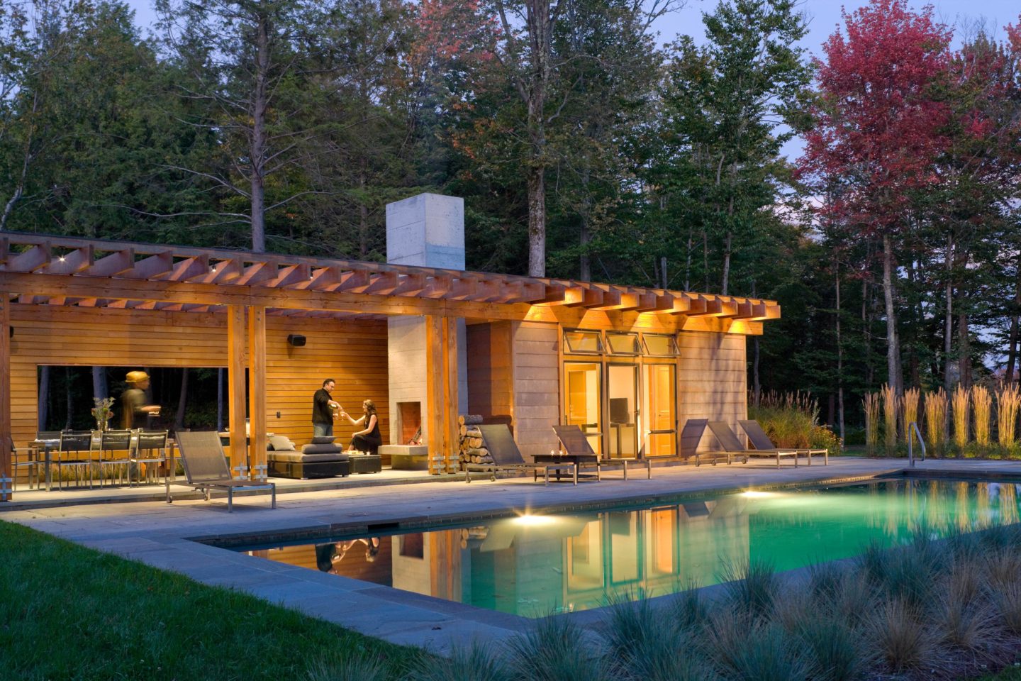 Pool & Pool House - Wagner Hodgson Landscape Architecture