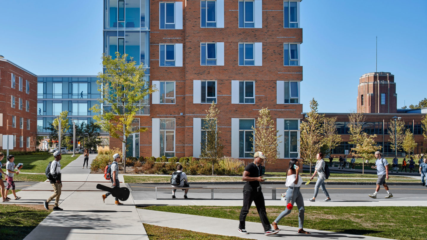 Salem State University Viking Hall - Wagner Hodgson Landscape Architecture