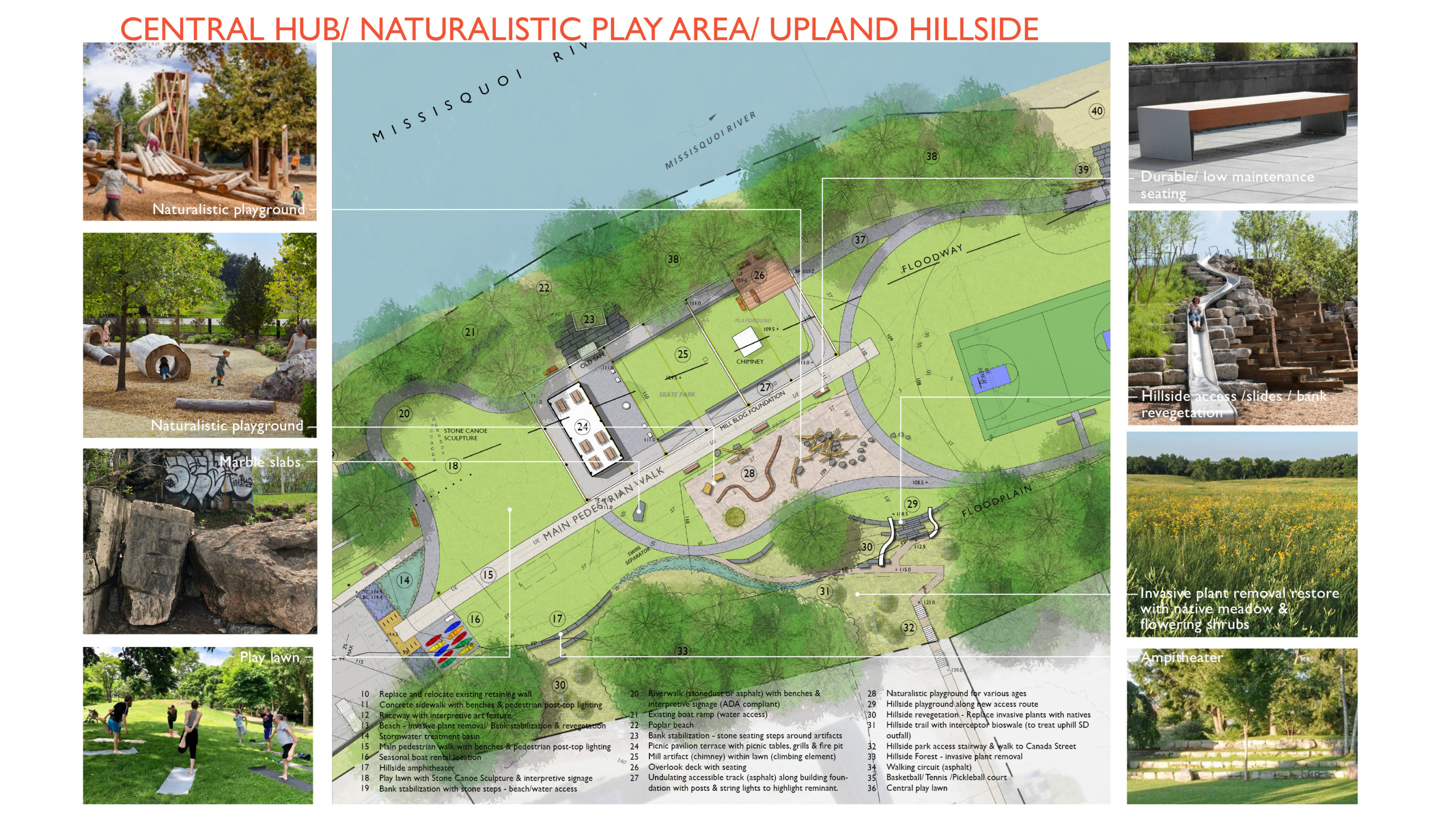 Marble Mill Park - Wagner Hodgson Landscape Architecture